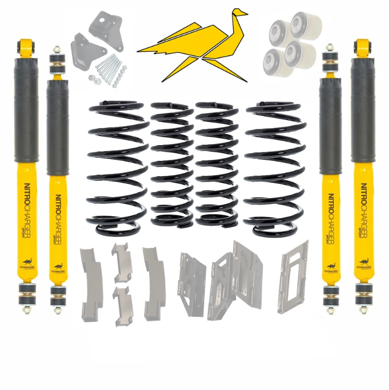 KIT SUSPENSÃO LAND ROVER DEFENDER 110 OME +5 – Nomad TT